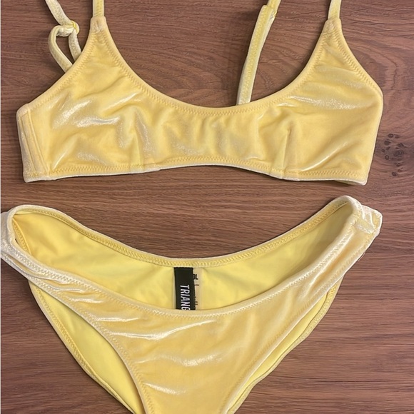 triangl swimwear | Swim | Triangl Swimwear In Vibrant Yellow | Poshmark